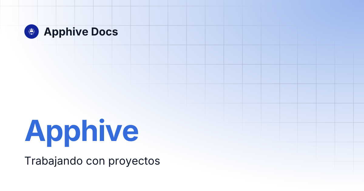 Apphive | Apphive Docs