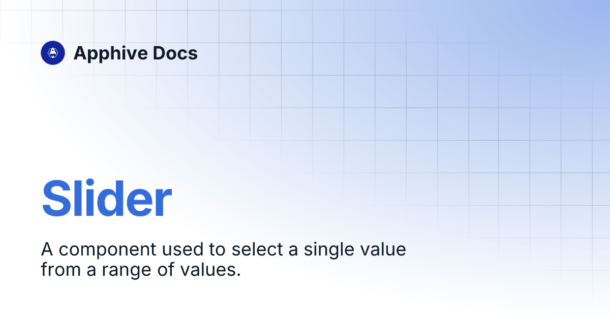 Slider | Apphive Documentación ( Spanish) | Apphive Docs